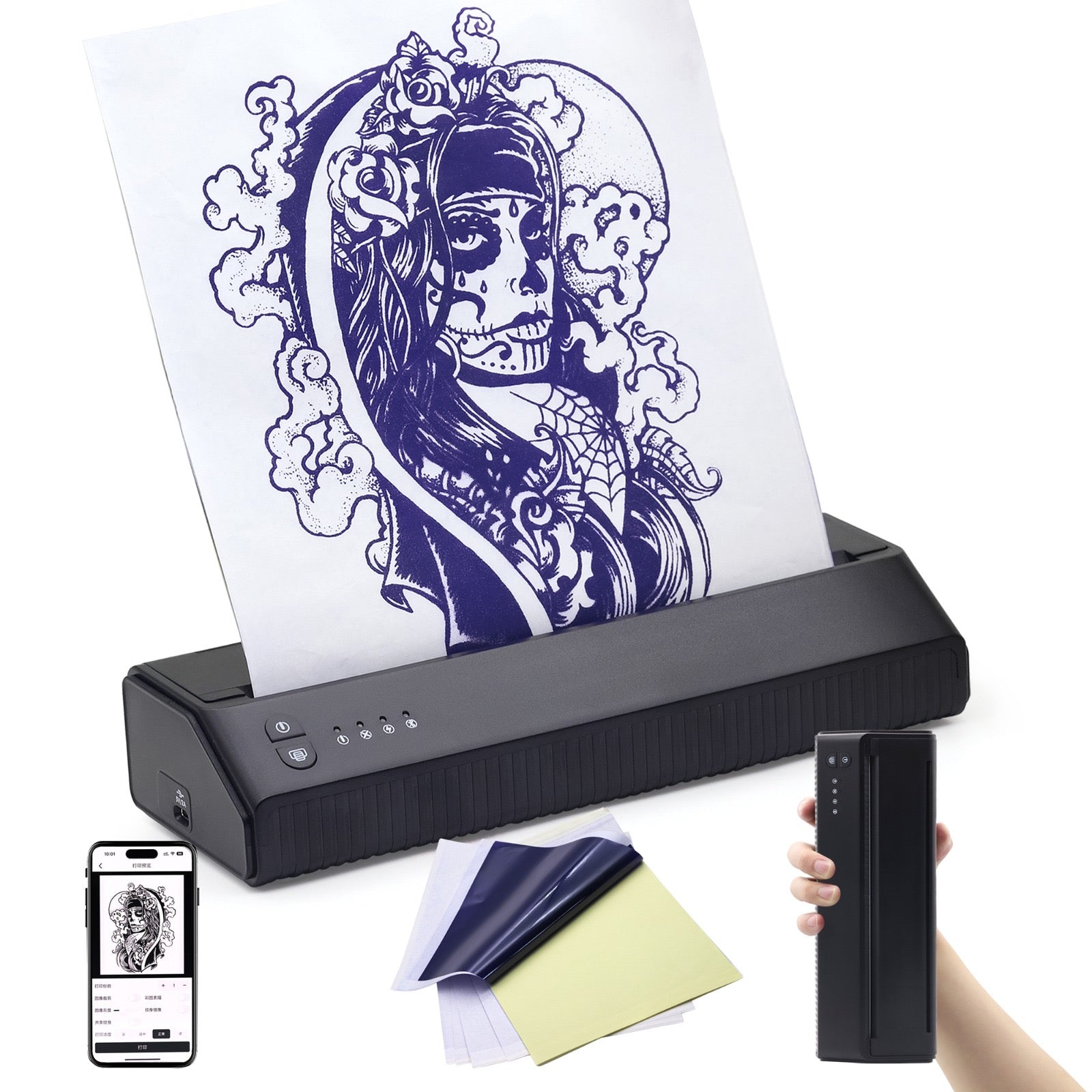 Aesthetic Bluetooth Stencil Printer